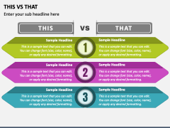 This Vs That PowerPoint and Google Slides Template - PPT Slides