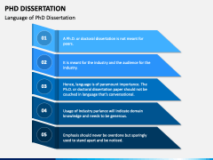 PhD Dissertation PowerPoint and Google Slides Template - PPT Slides