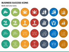 Business Success Icons for PowerPoint and Google Slides - PPT Slides