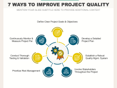 7 Ways to Improve Project Quality PowerPoint and Google Slides Template ...