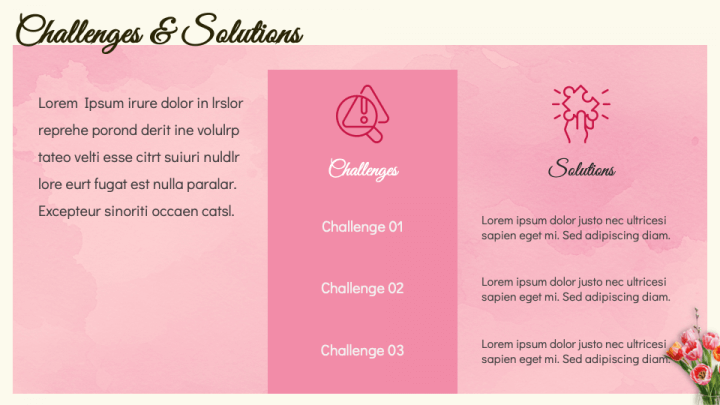 Tulip Theme for PowerPoint and Google Slides Template - PPT Slides