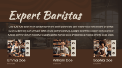 Free - Coffee Shop Theme for PowerPoint and Google Slides - PPT Slides