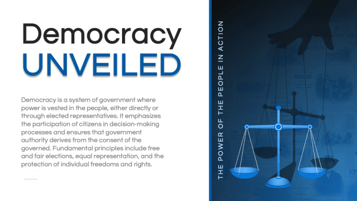 Free - Democracy Presentation Theme for PowerPoint and Google Slides