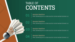 Free - Badminton Academy Theme for PowerPoint and Google Slides - PPT ...