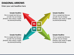 Diagonal Arrows for PowerPoint and Google Slides - PPT Slides