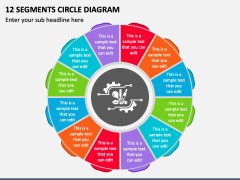 Free 12 Segments Circle Diagram PowerPoint Template & Google Slides
