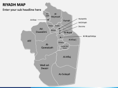Riyadh Map for PowerPoint and Google Slides - PPT Slides