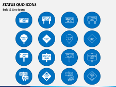 Status Quo Icons for PowerPoint and Google Slides - PPT Slides