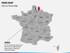 Paris Map for PowerPoint and Google Slides - PPT Slides