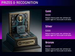 Hackathon Pitch Deck for PowerPoint and Google Slides - PPT Slides