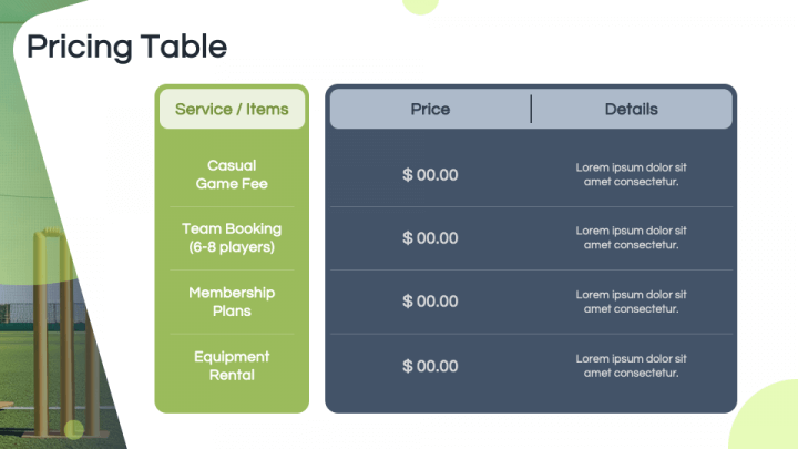 Free - Box Cricket Theme for PowerPoint and Google Slides - PPT Slides