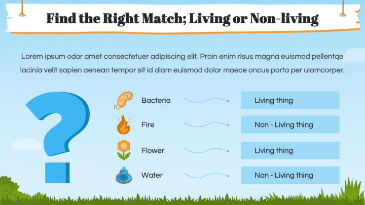 Free - Living and Nonliving Things PowerPoint and Google Slides ...