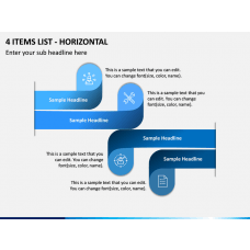 PowerPoint 4 Lists Items