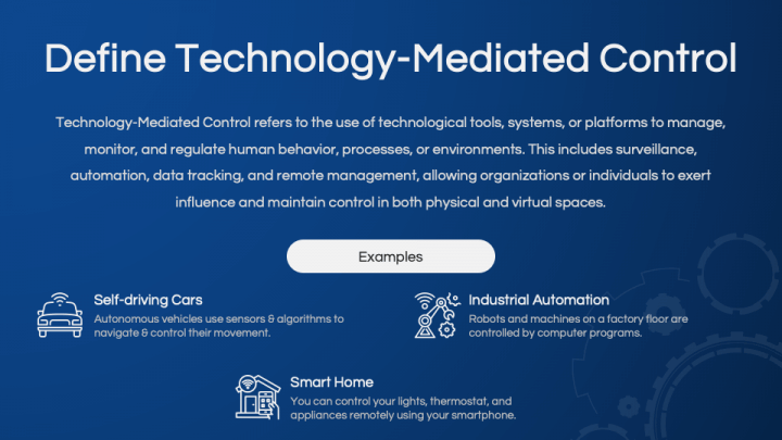 Technology-Mediated Control PowerPoint and Google Slides Template - PPT ...