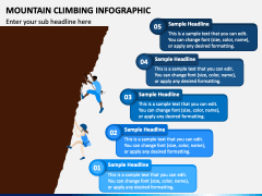 Mountain Climbing Infographic for PowerPoint and Google Slides - PPT Slides