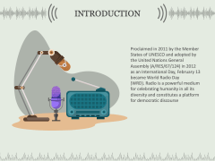 Free - World Radio Day PowerPoint Template and Google Slides Theme