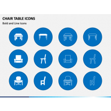 Chair Icons for PowerPoint and Google Slides