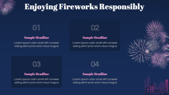 Free - Fireworks Theme for PowerPoint and Google Slides - PPT Slides