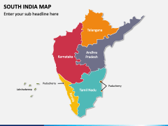 South India Map for PowerPoint and Google Slides - PPT Slides