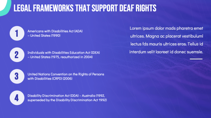 Free - Deaf Awareness Workshop PowerPoint and Google Slides Template ...