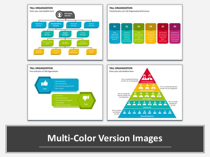Tall Organization PowerPoint and Google Slides Template - PPT Slides