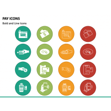 Payroll Icons PowerPoint Template - PPT Slides