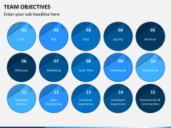 Team Objectives PowerPoint and Google Slides Template - PPT Slides