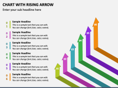 Chart With Rising Arrow for PowerPoint and Google Slides - PPT Slides
