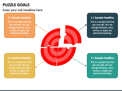 Puzzle Goals PowerPoint and Google Slides Template - PPT Slides