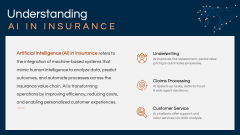 Ai in Insurance PowerPoint and Google Slides Template - PPT Slides