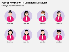 People Avatar with Different Ethnicity for PowerPoint and Google Slides ...