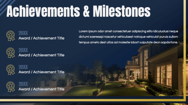 Real Estate Company Profile PowerPoint and Google Slides Template - PPT ...