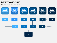Inverted ORG Chart for PowerPoint and Google Slides - PPT Slides