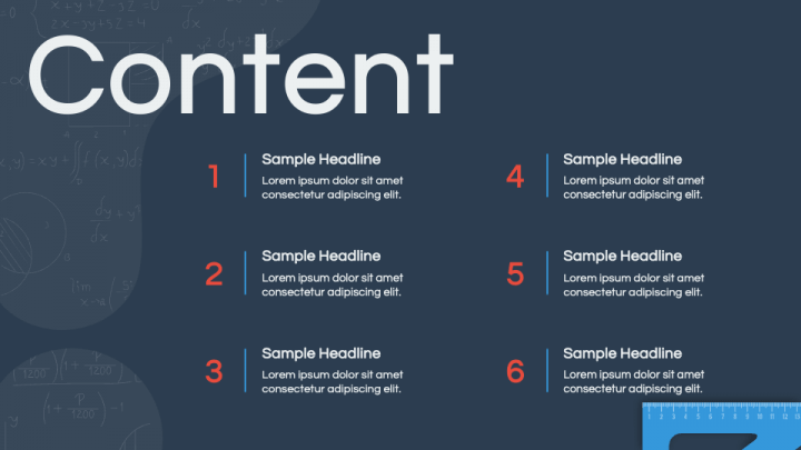 Free - Algebra Theme for PowerPoint and Google Slides - PPT Slides