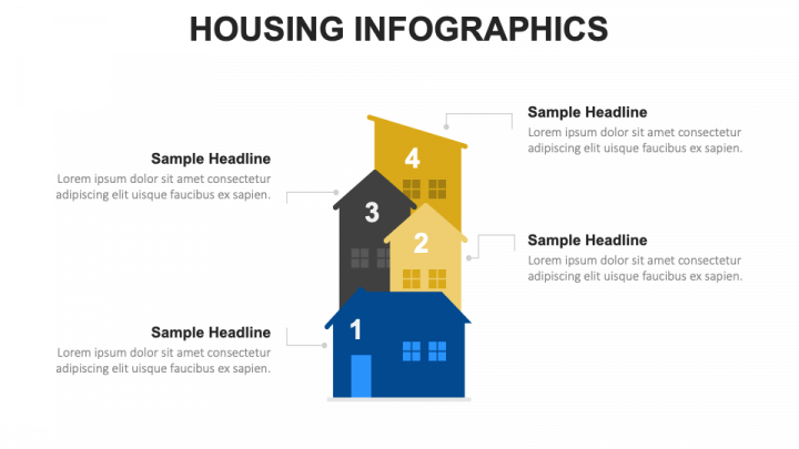 Housing Infographics for PowerPoint and Google Slides Template - PPT Slides