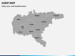 Surat Map for PowerPoint and Google Slides - PPT Slides