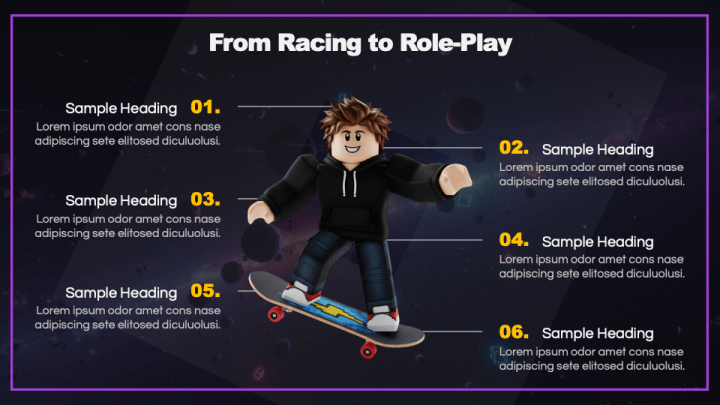 Free - Roblox Theme for PowerPoint and Google Slides - PPT Slides