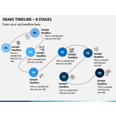 Snake Path – 8 Stages PowerPoint