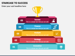 Staircase To Success PowerPoint Template and Google Slides Theme