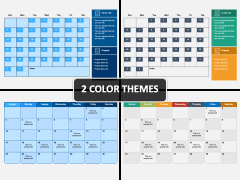 Project Monthly Planner PowerPoint and Google Slides Template - PPT Slides