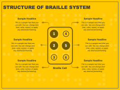 Free World Braille Day PowerPoint Template and Google Slides Theme