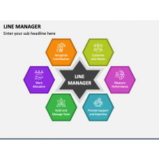 Line Management PowerPoint Template and Google Slides Theme
