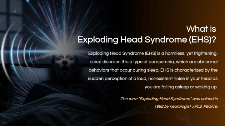 Exploding Head Syndrome (EHS) PowerPoint and Google Slides Template - PPT Slides