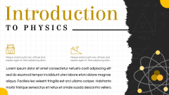 Free - Physics Lesson Theme for PowerPoint and Google Slides - PPT Slides