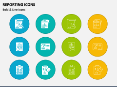 Reporting Icons for PowerPoint and Google Slides - PPT Slides