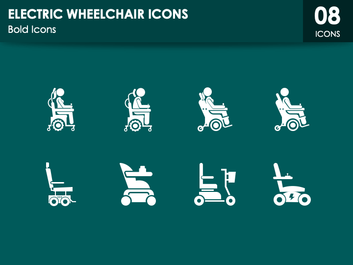 Electric Wheelchair Icons for PowerPoint and Google Slides - PPT Slides Electric Wheelchair Icons for PowerPoint and Google Slides - PPT Slides
