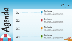 Free - Summer Holidays Presentation Theme for PowerPoint and Google Slides