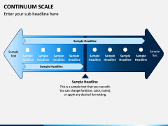 Continuum Slide Chart Continuum Graphic Slide Geeks