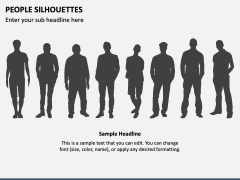 People Silhouettes for PowerPoint and Google Slides - PPT Slides