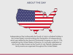 Free - US Independence Day PowerPoint Template and Google Slides Theme